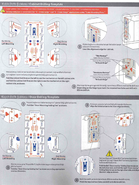Slim Mech A (выс.200-600мм) подъем.механизм, никель (с креплением ...